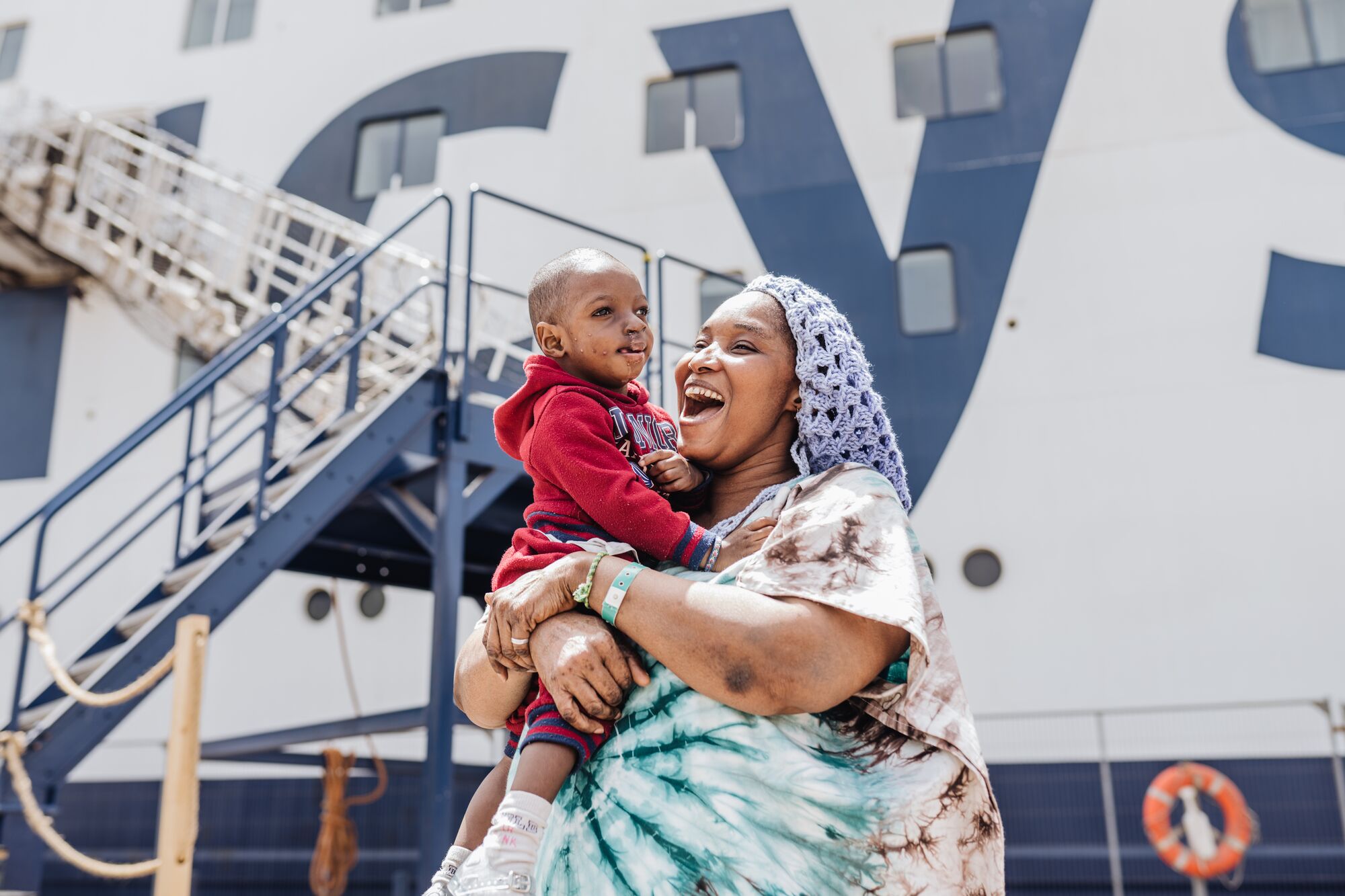 Learning to eat: Cheikh’s story – Mercy Ships